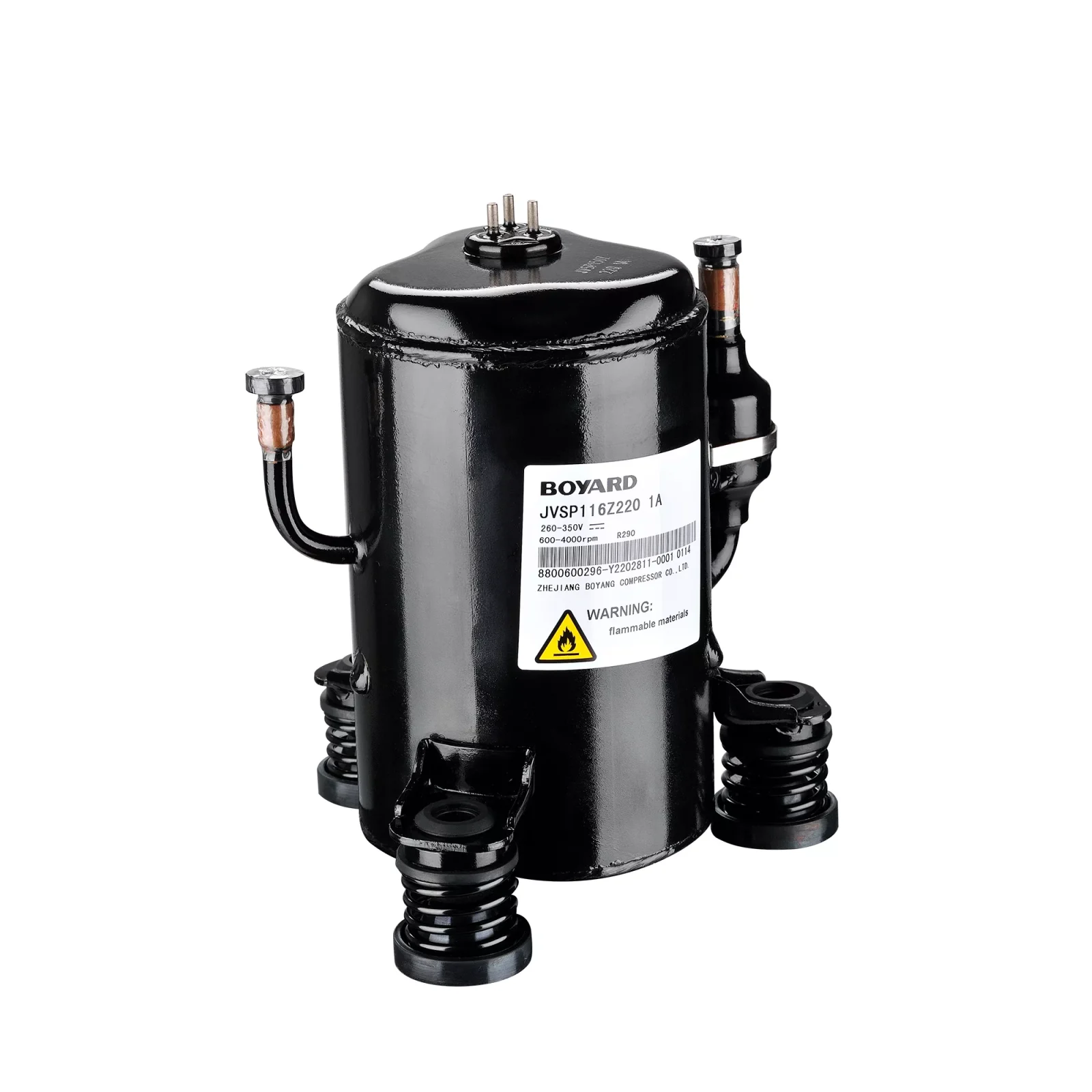 BOYARD JVSP116Z220 | HBP/MBP,11.6cc ,312V DC,R290/R1270,Variable Speed ...